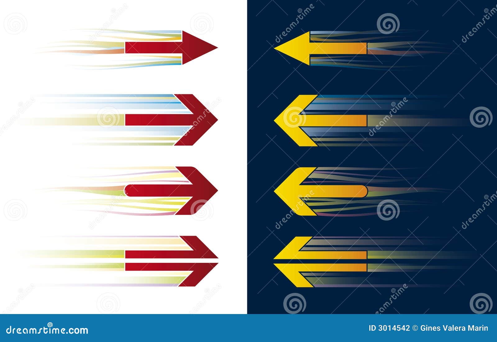 Speed arrows (vector) stock vector. Illustration of modern - 3014542