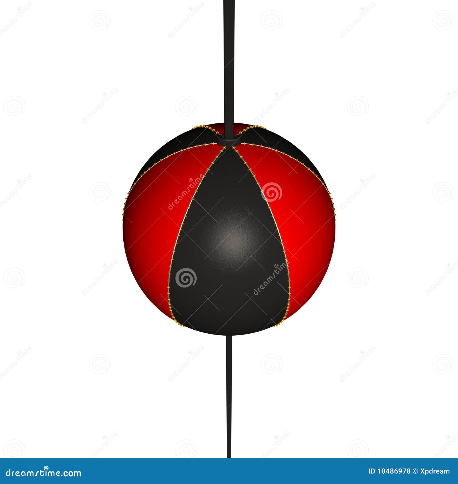 Speed bag stock illustration. Illustration of speed, fight - 10486978