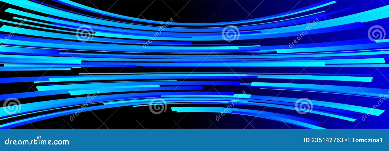 Speed Banner with Lines. Vector Background with Fast Movement Stock ...