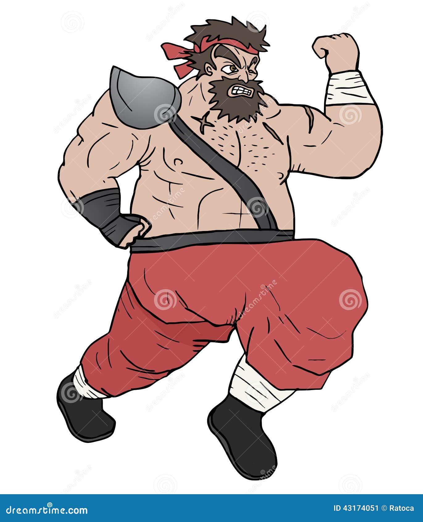 Speed barbarian stock vector. Illustration of bully, people - 43174051