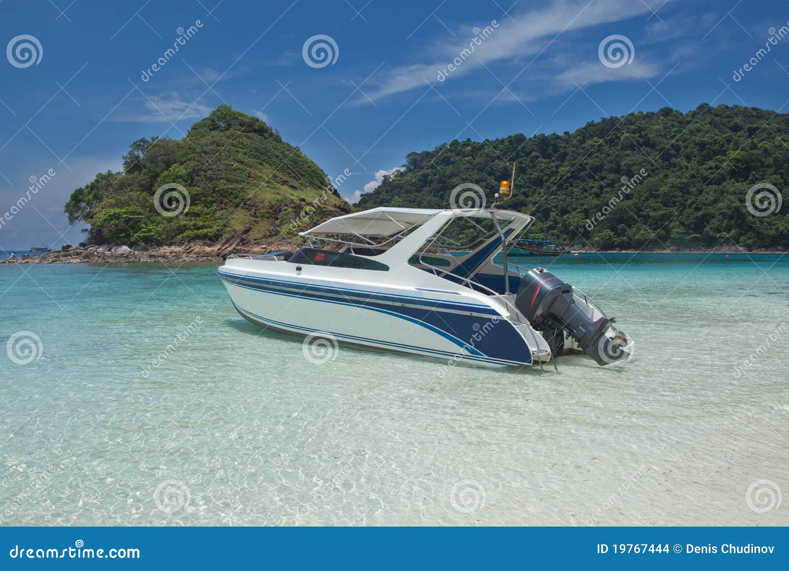Speed boat stock photo. Image of ocean, recreation, nautical - 19767444