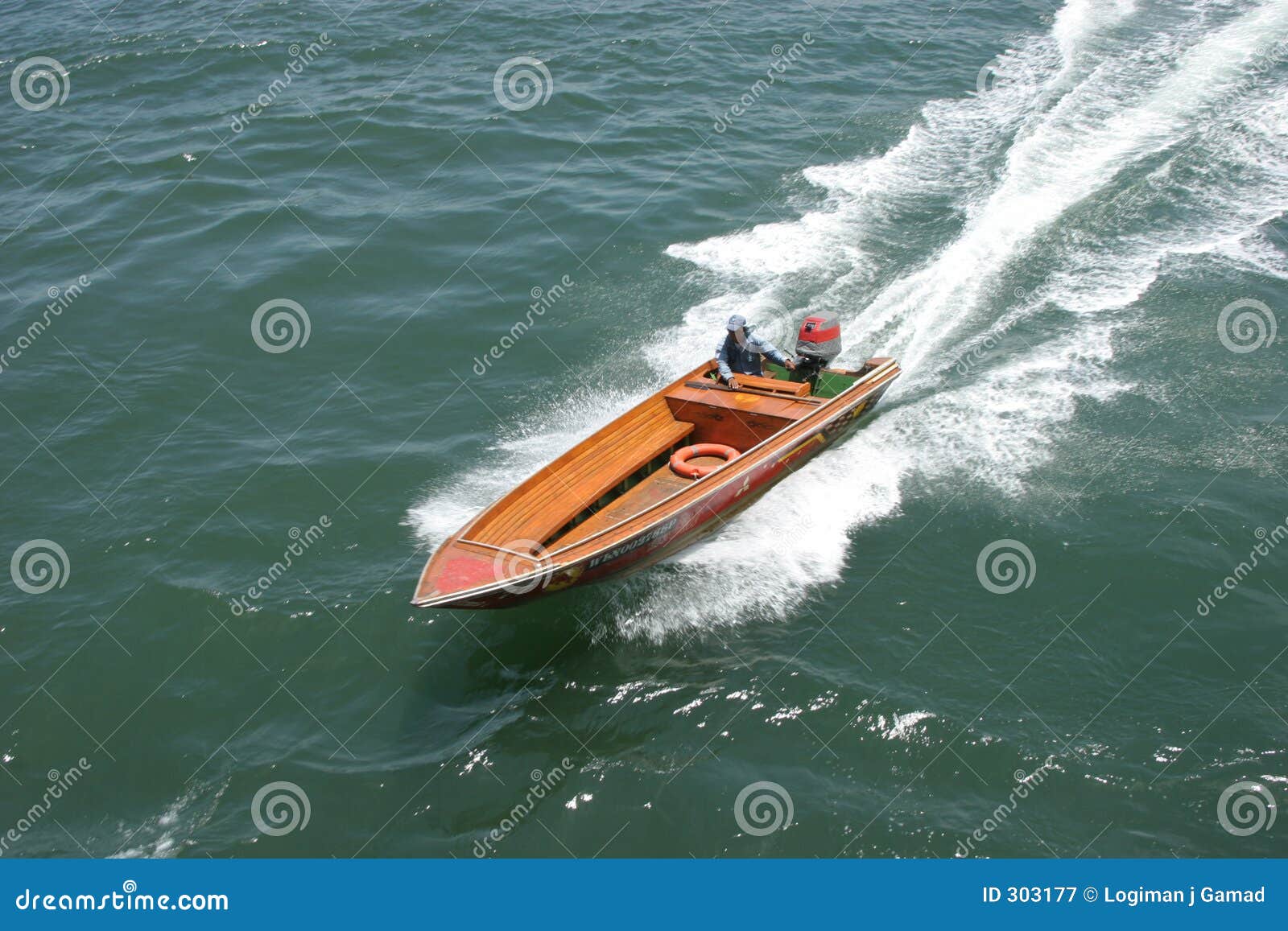 Speed boat stock image. Image of speed, work, transportation - 303177