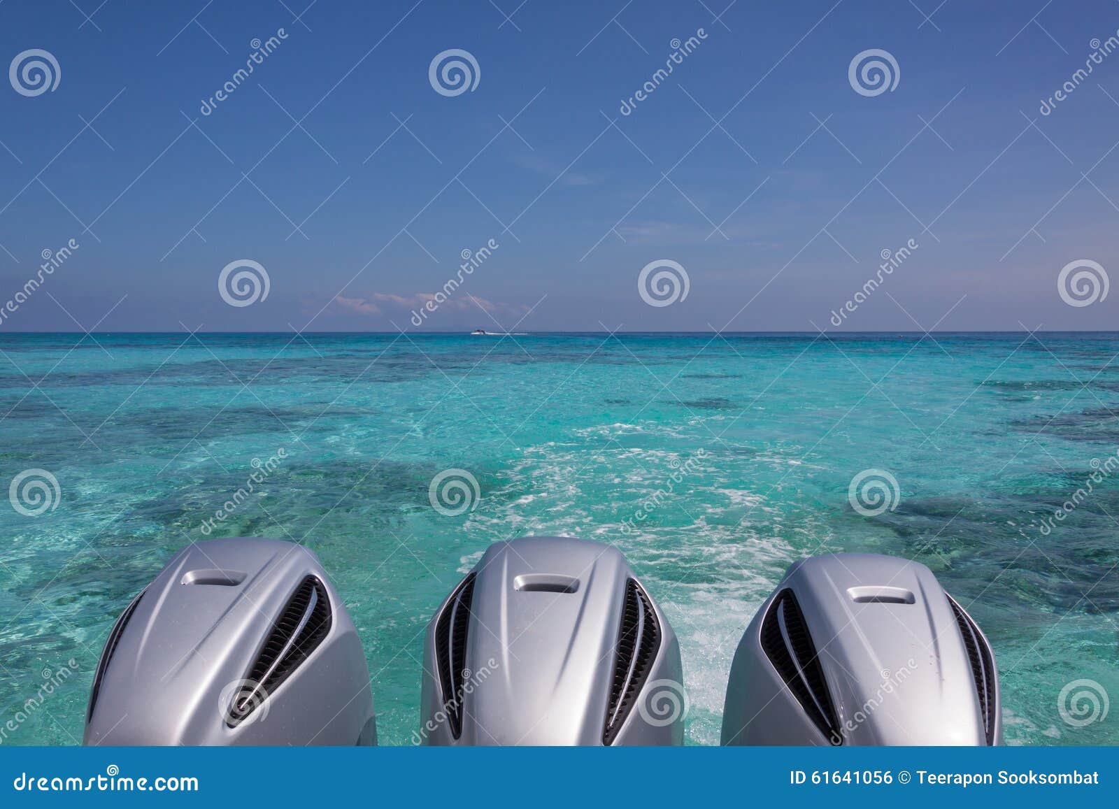 Speed Boat Engines stock photo. Image of engine, cabin - 61641056