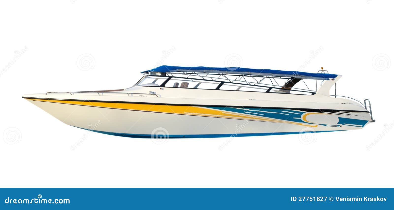Speed boat isolated stock image. Image of private, journey - 27751827
