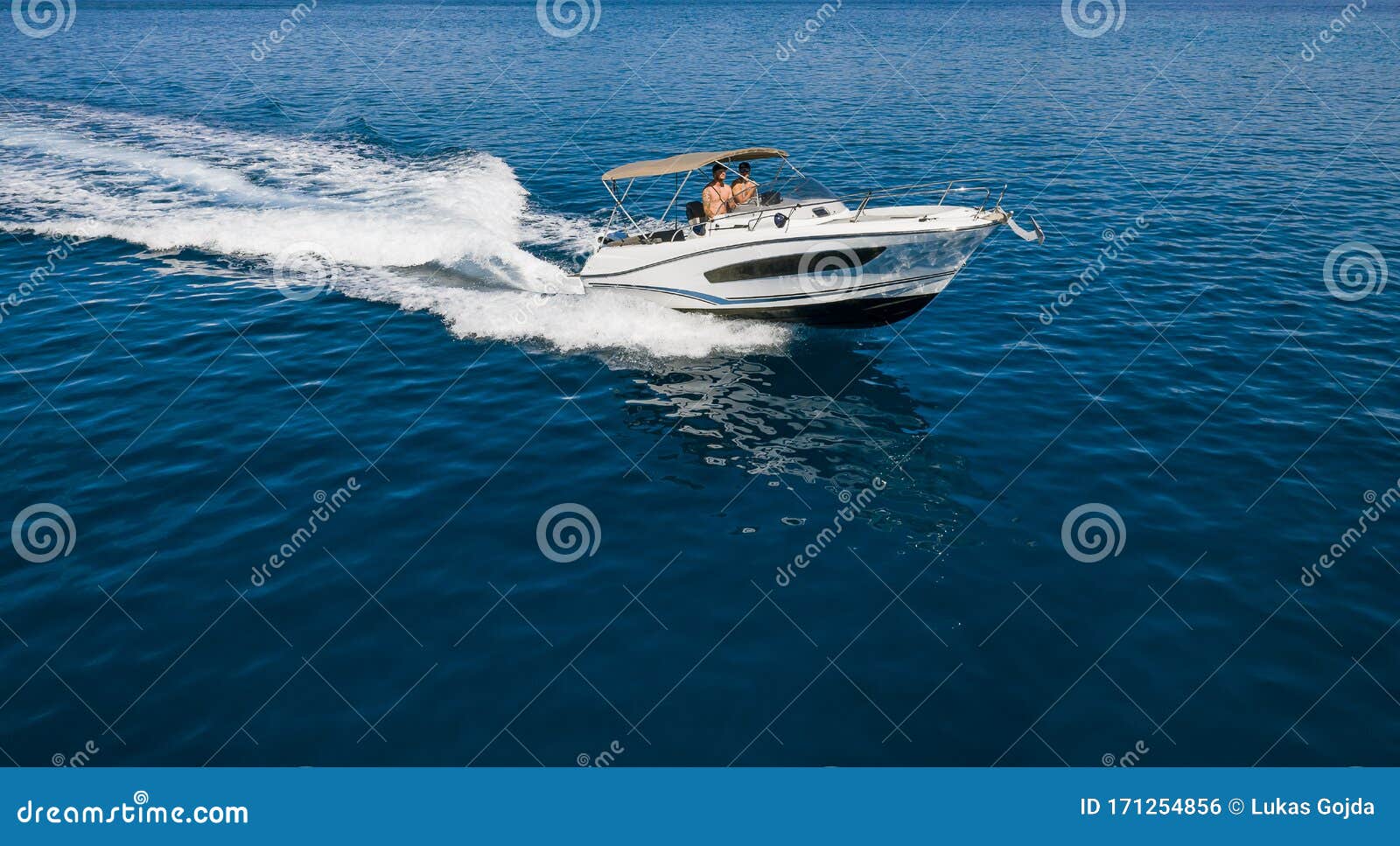 Speed Boat in Mediterranean Sea Editorial Photo - Image of investment ...