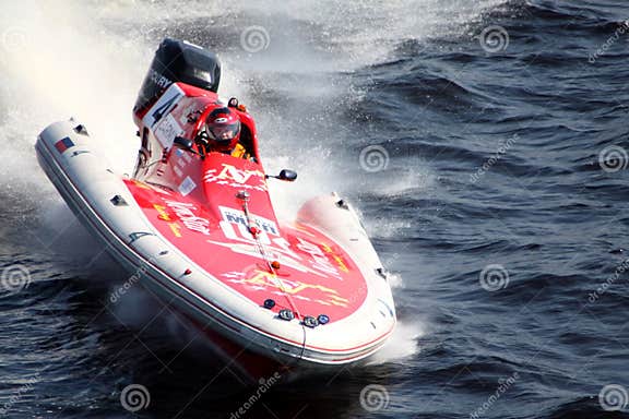 Speed boat race. editorial stock photo. Image of power - 15302068