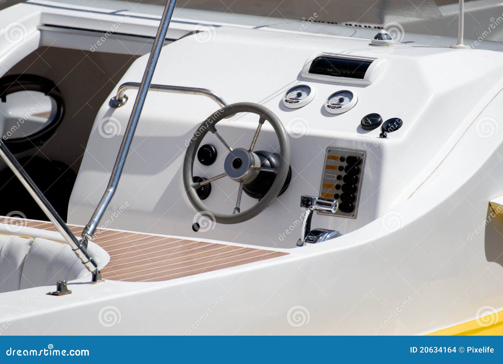 Speed boat rudder stock photo. Image of charge, chief - 20634164