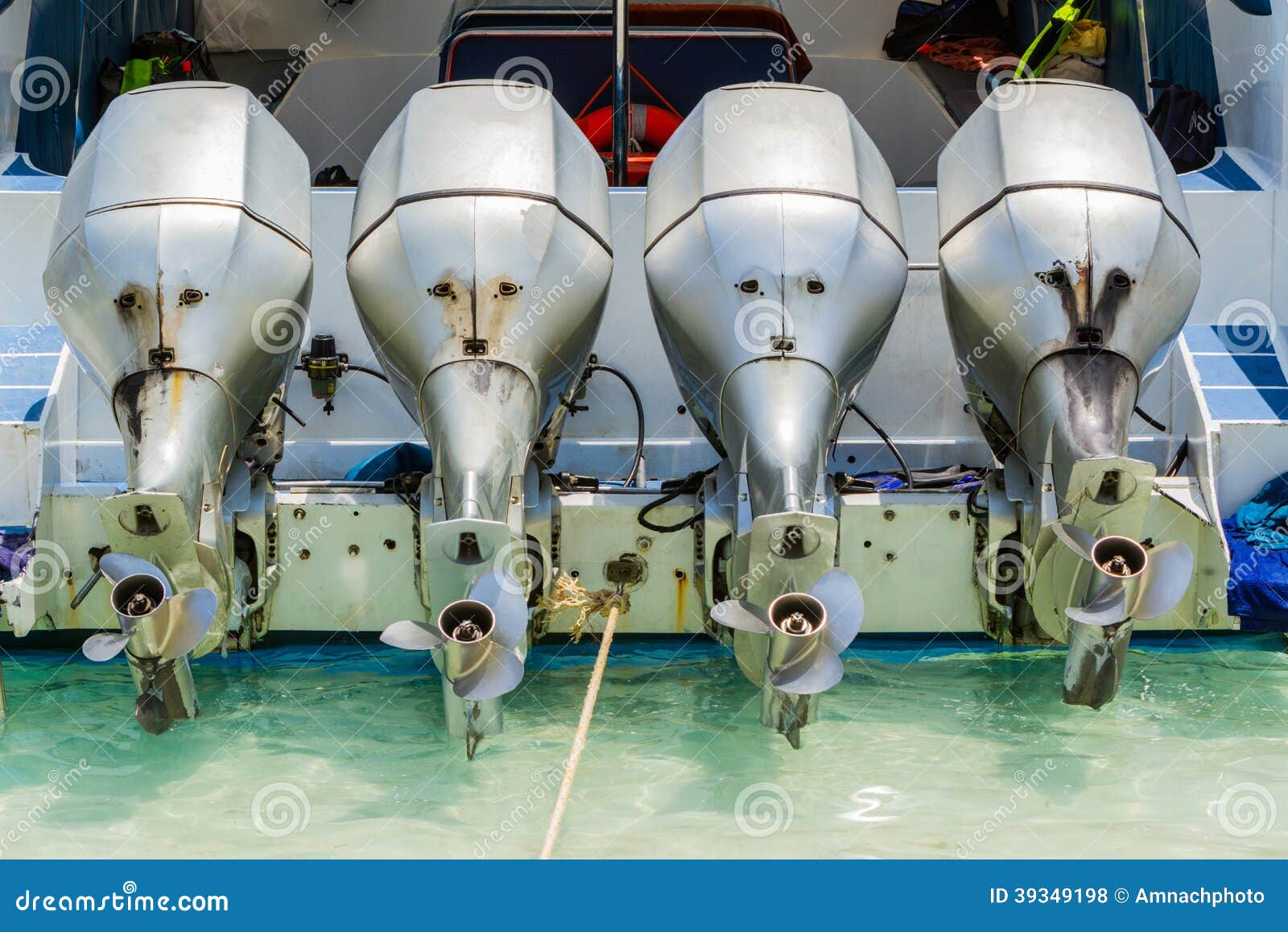 Speed Boat s Engines. stock photo. Image of powerful - 39349198