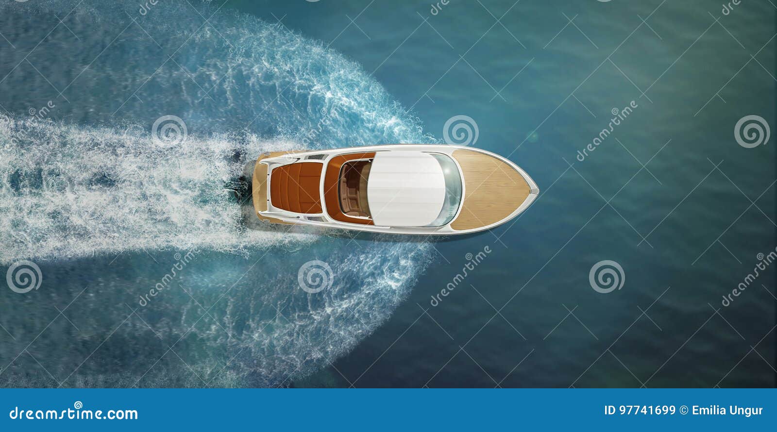 Speed boat stock image. Image of speeding, boat, nautical - 97741699