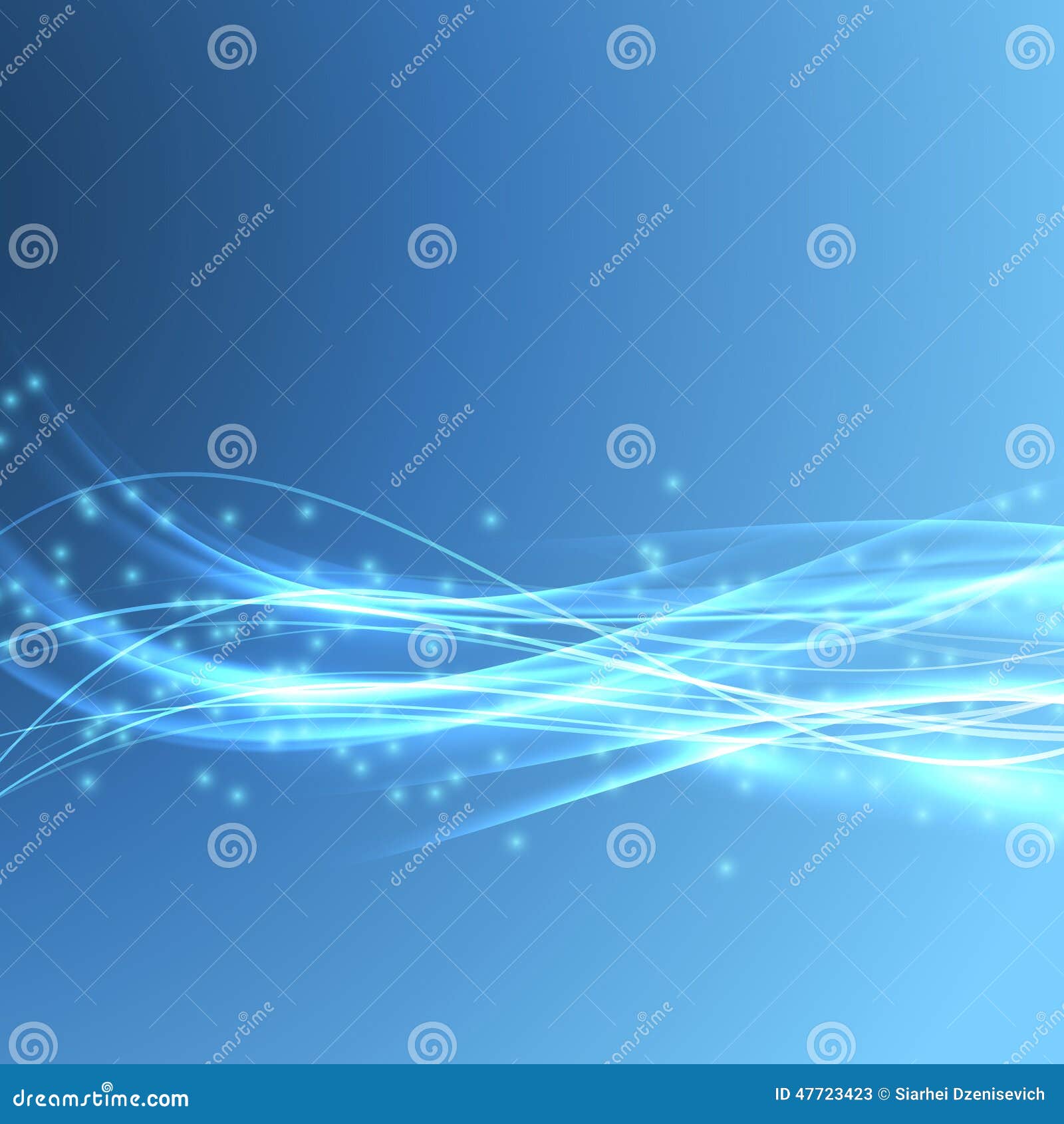 Speed Bright Swoosh Wave Blue Modern Bandwidth Stock Vector ...