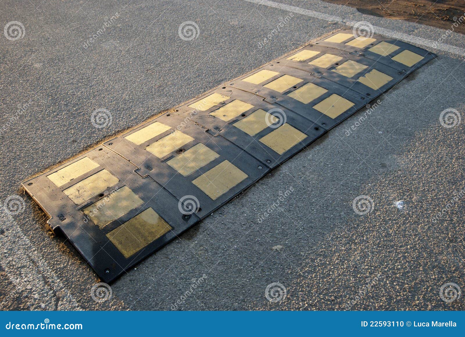 Speed bump stock photo. Image of protection, obstacle - 22593110