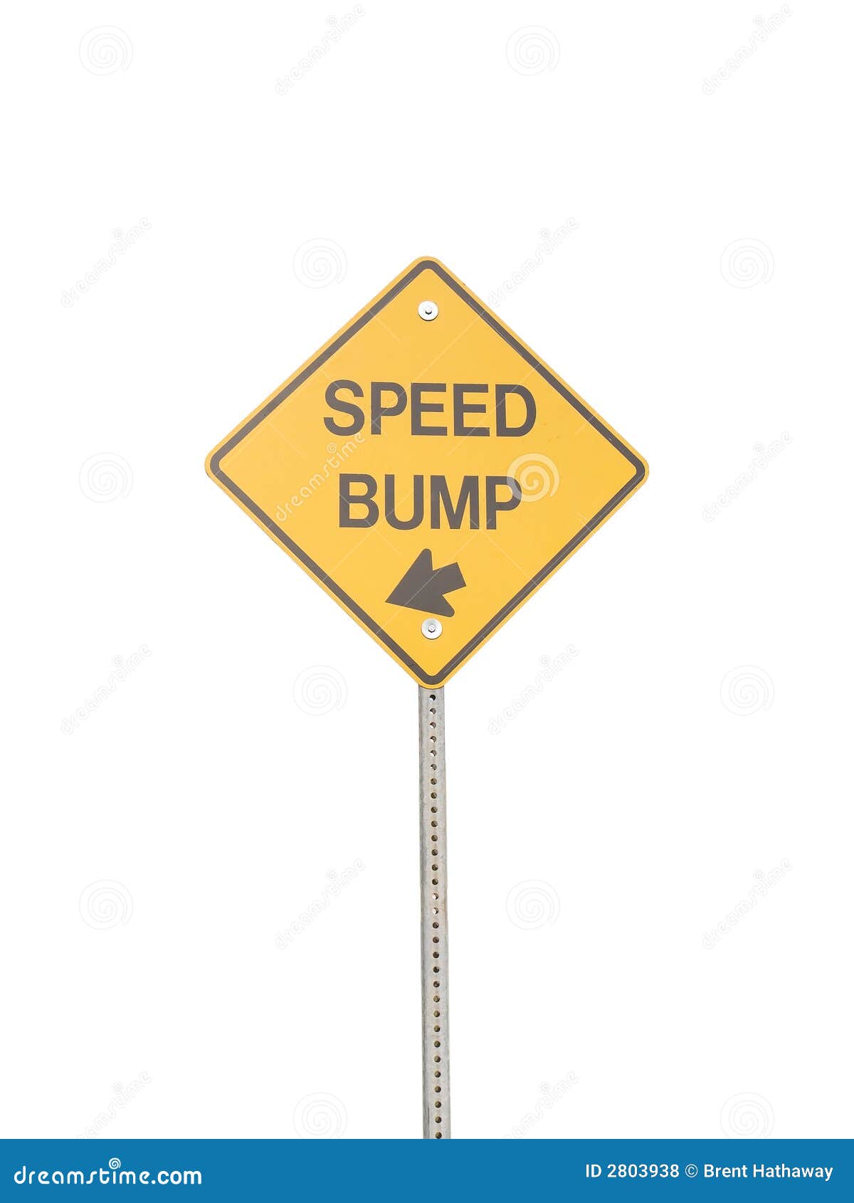 Speed Bump Sign Royalty-Free Stock Image | CartoonDealer.com #15681850