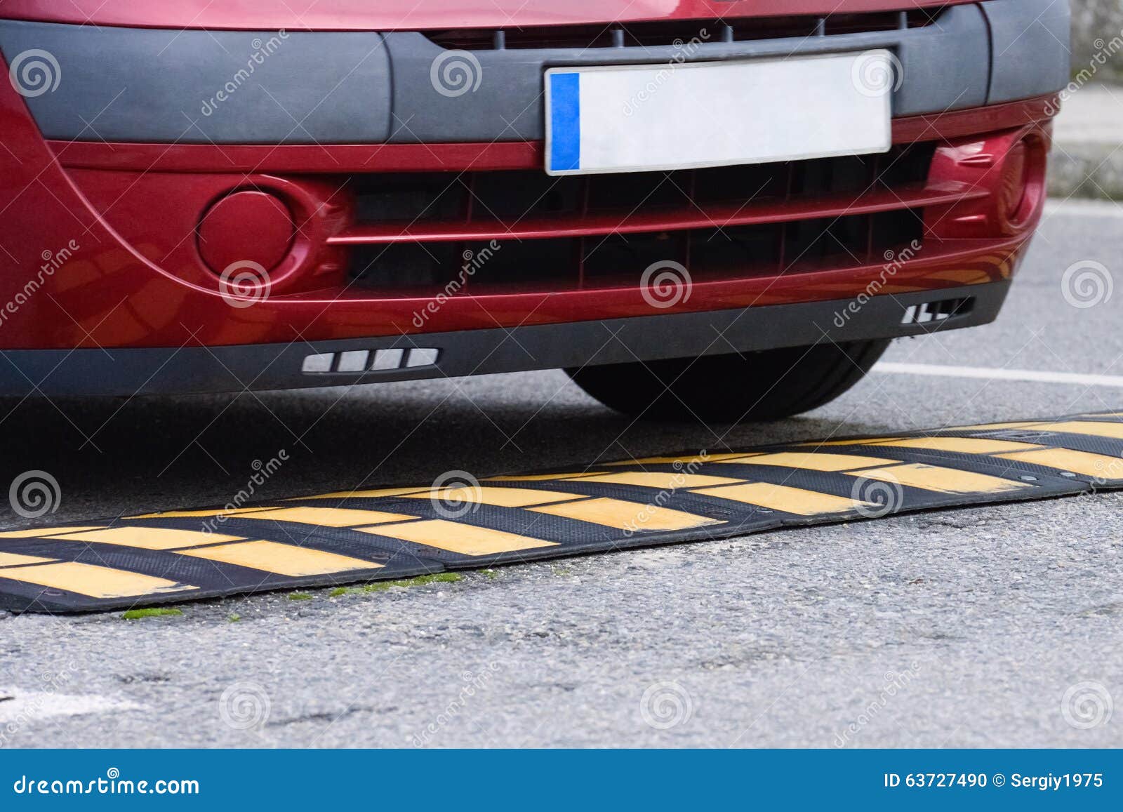 Speed bump close up stock photo. Image of black, gray - 63727490
