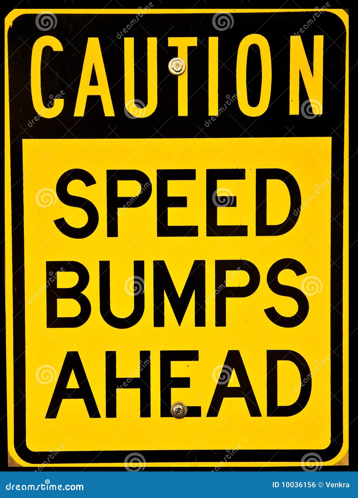 Speed bump sign stock photo. Image of driver, sign, steel - 10036156