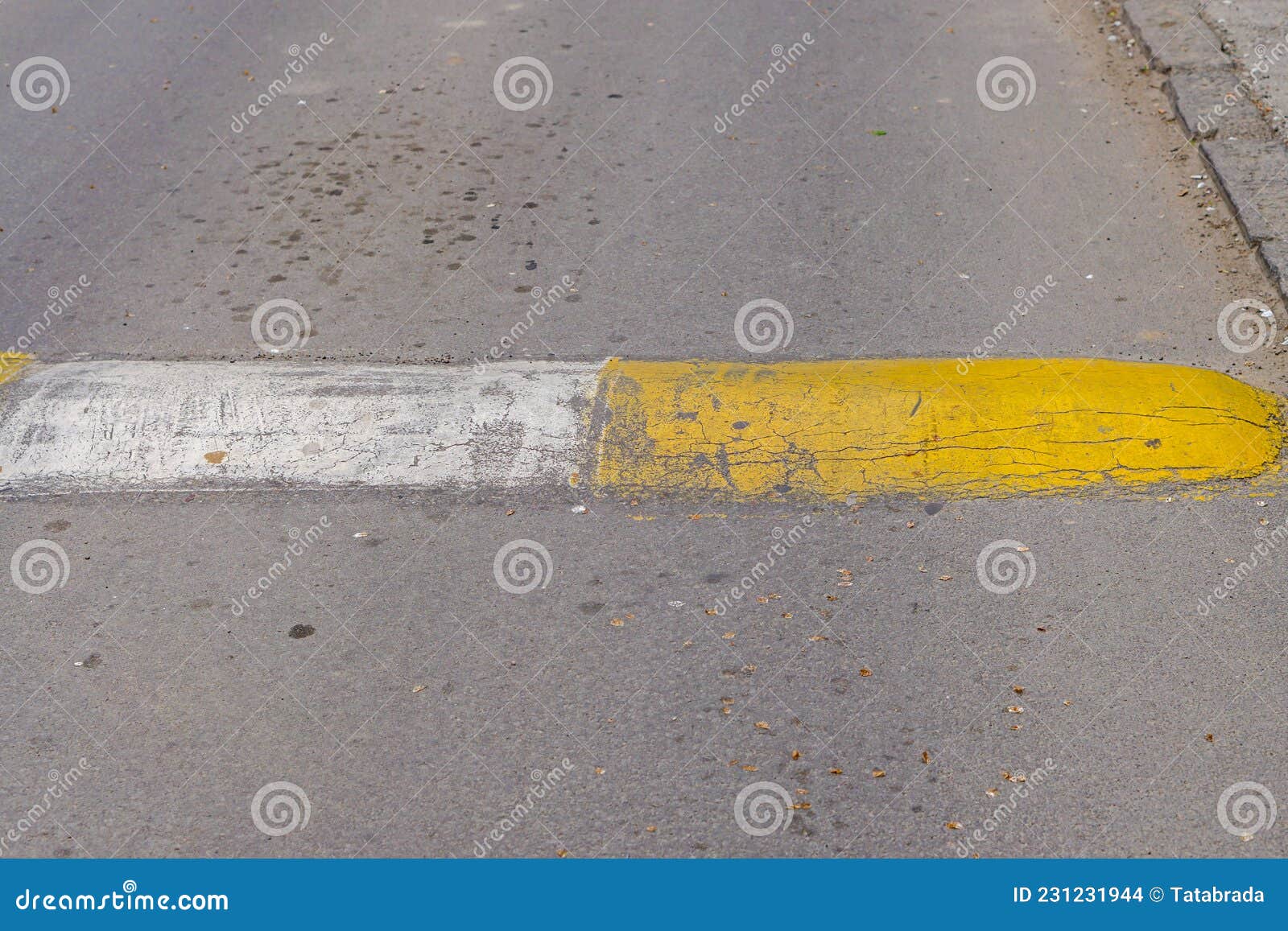 Speed bump stock photo. Image of traffic, speed, bump - 231231944