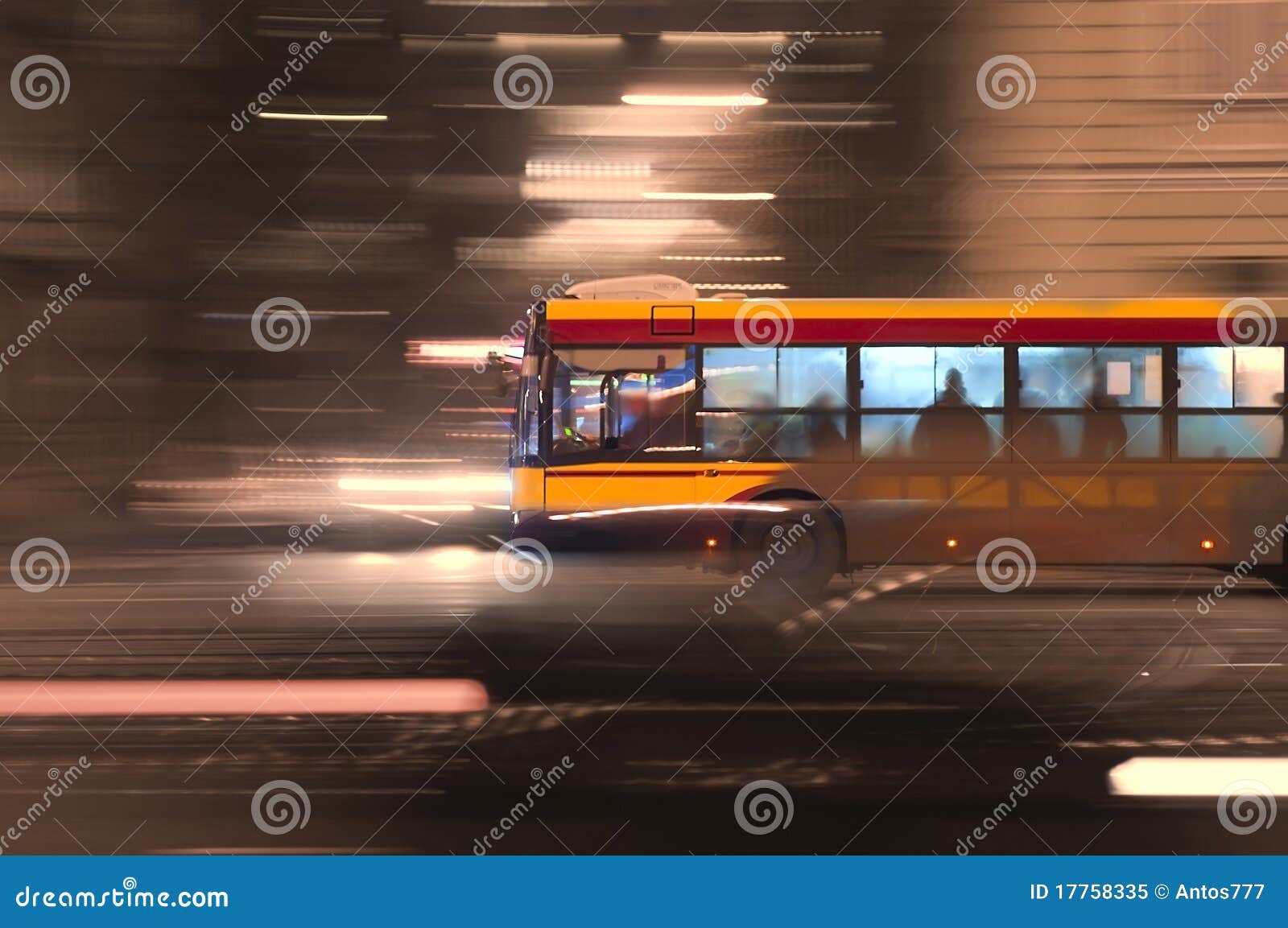 Speed bus stock image. Image of move, rush, ticket, asphalt - 17758335