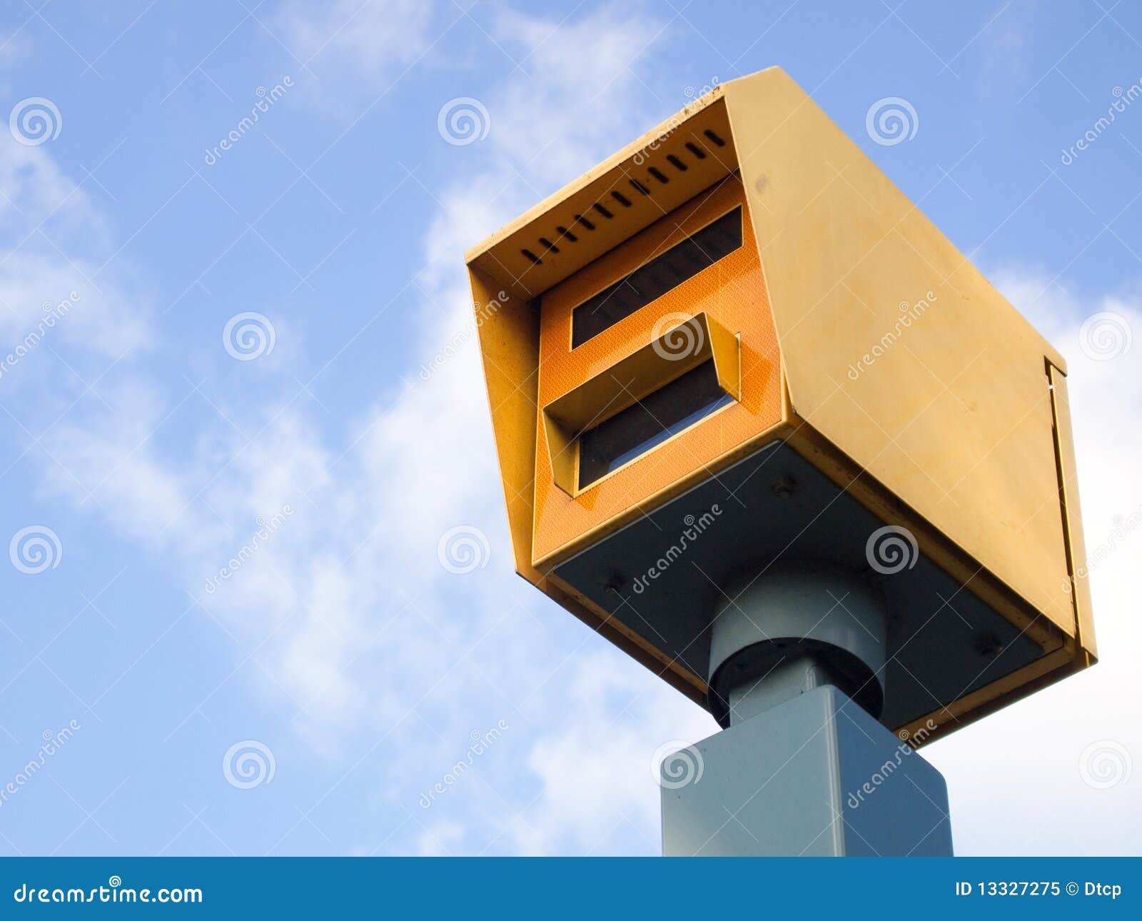 Speed camera stock image. Image of orange, surveillance - 13327275