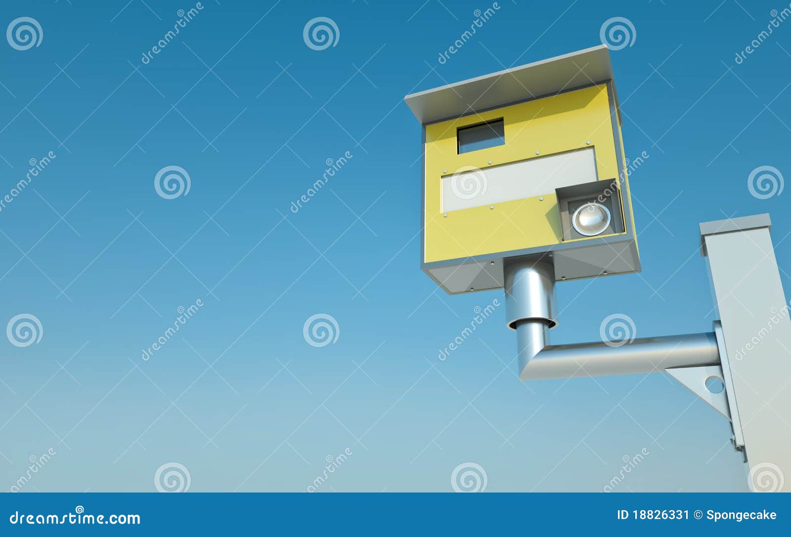 Speed Camera Sign On Gantry Above The M25 Motorway In Hertfordshire ...