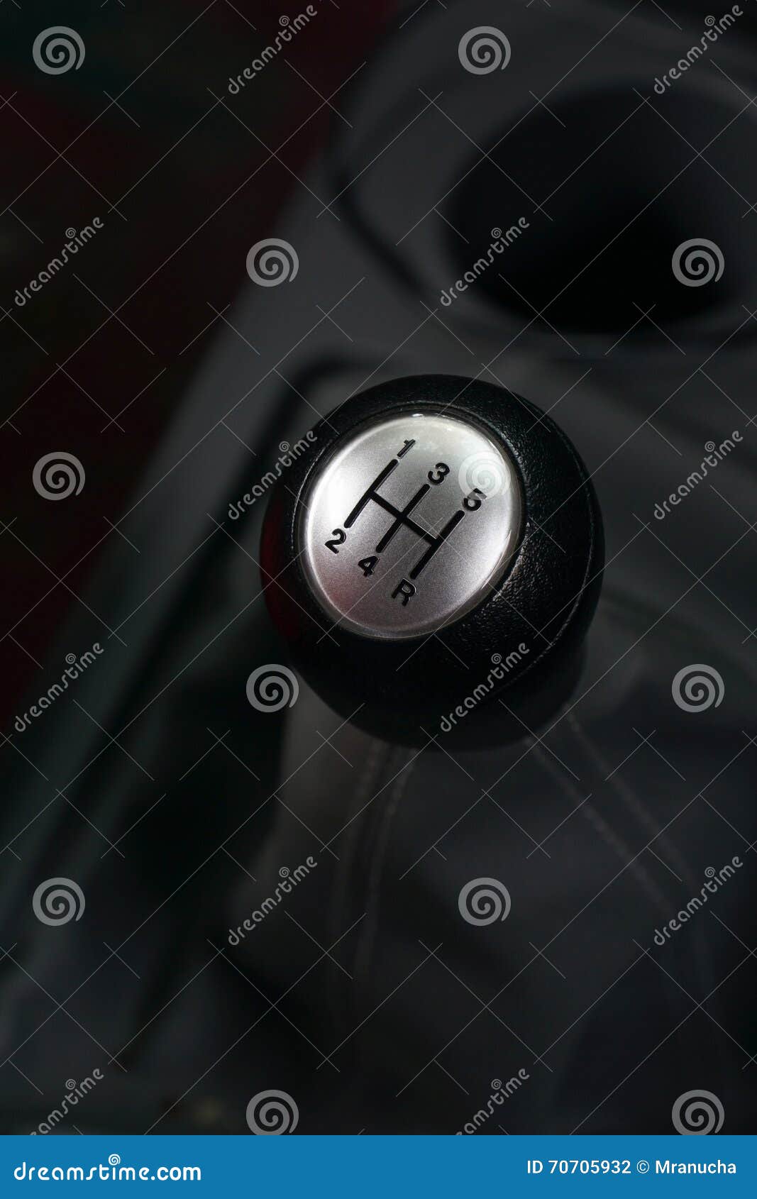 5 Speed Car Gear Shift or Car Gearbox Lever Stock Photo - Image of ...