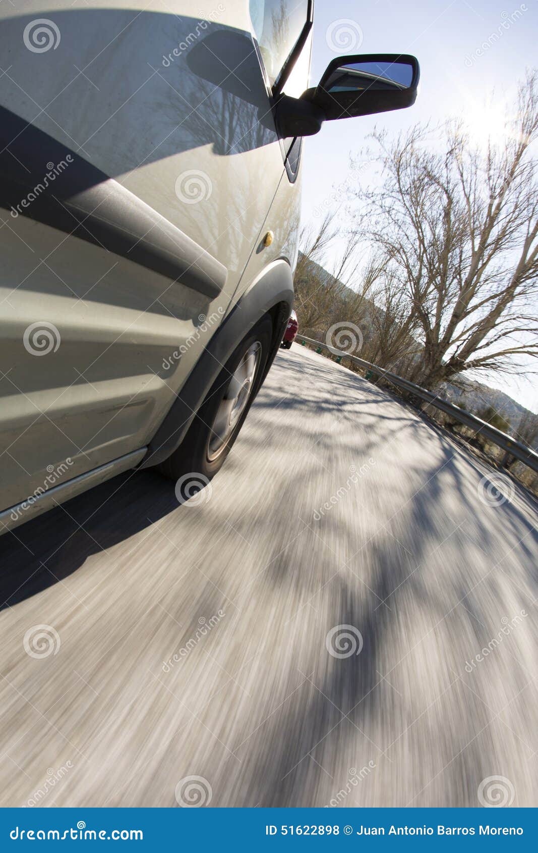 Speed car on highway stock photo. Image of dynamic, destination - 51622898