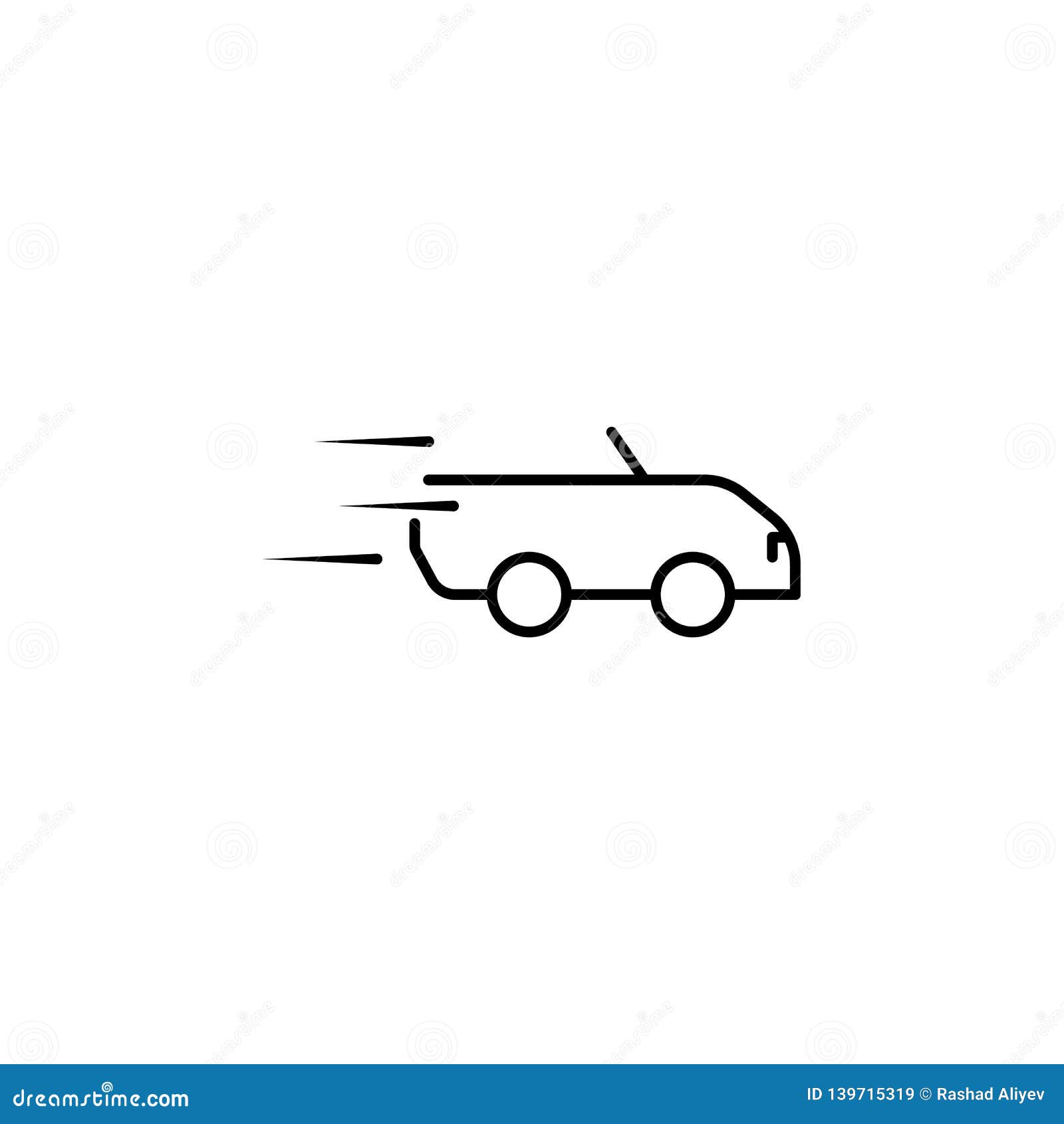 Speed Car Icon. Element of Speed for Mobile Concept and Web Apps ...