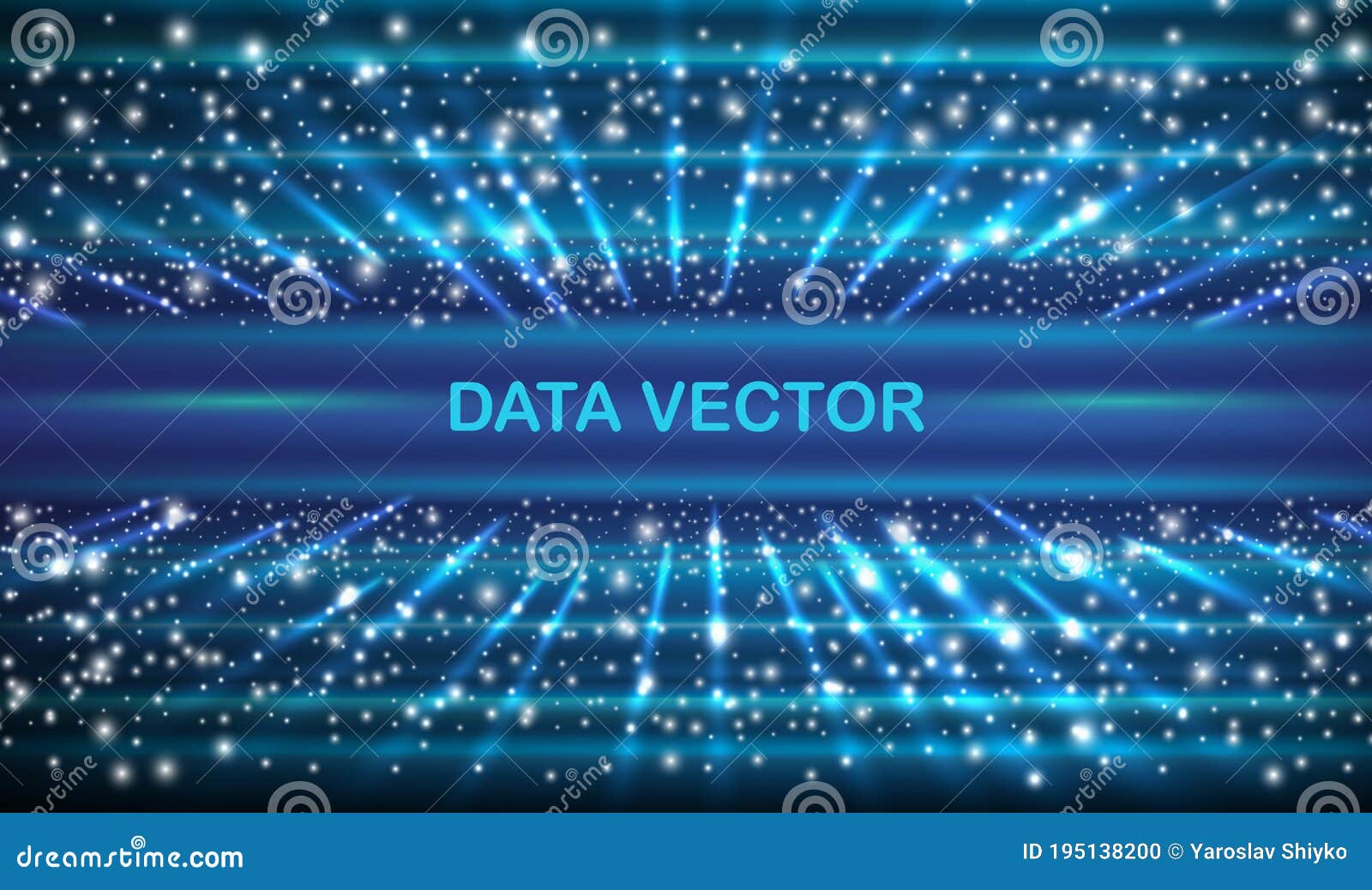 Speed Connection Vector Background. Database Data Transfer Stock Vector ...