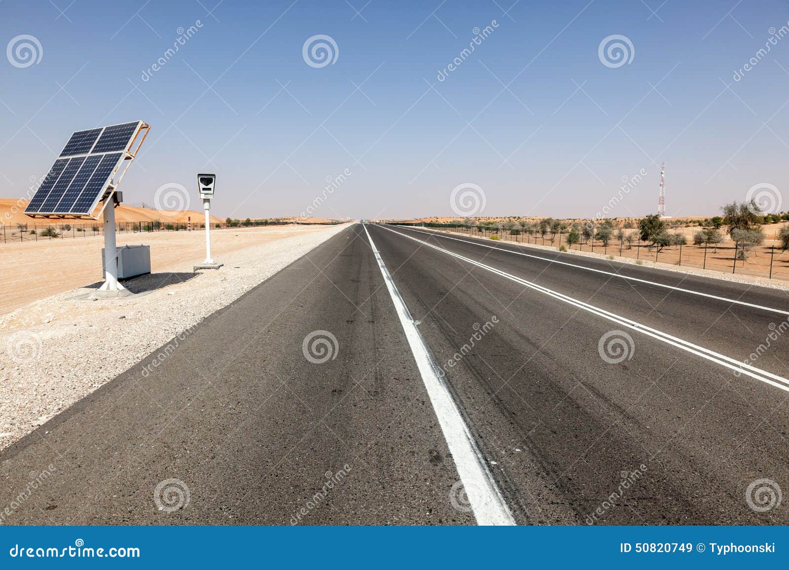 Speed Control Camera on the Highway Stock Image - Image of transport ...