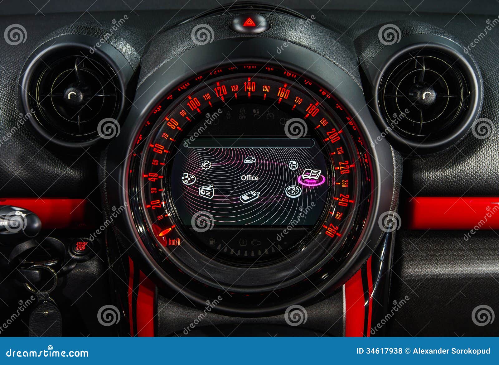Speed control dashboard stock photo. Image of handles - 34617938
