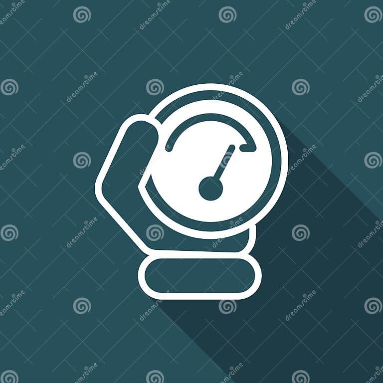 Speed control icon stock vector. Illustration of internet - 118517464