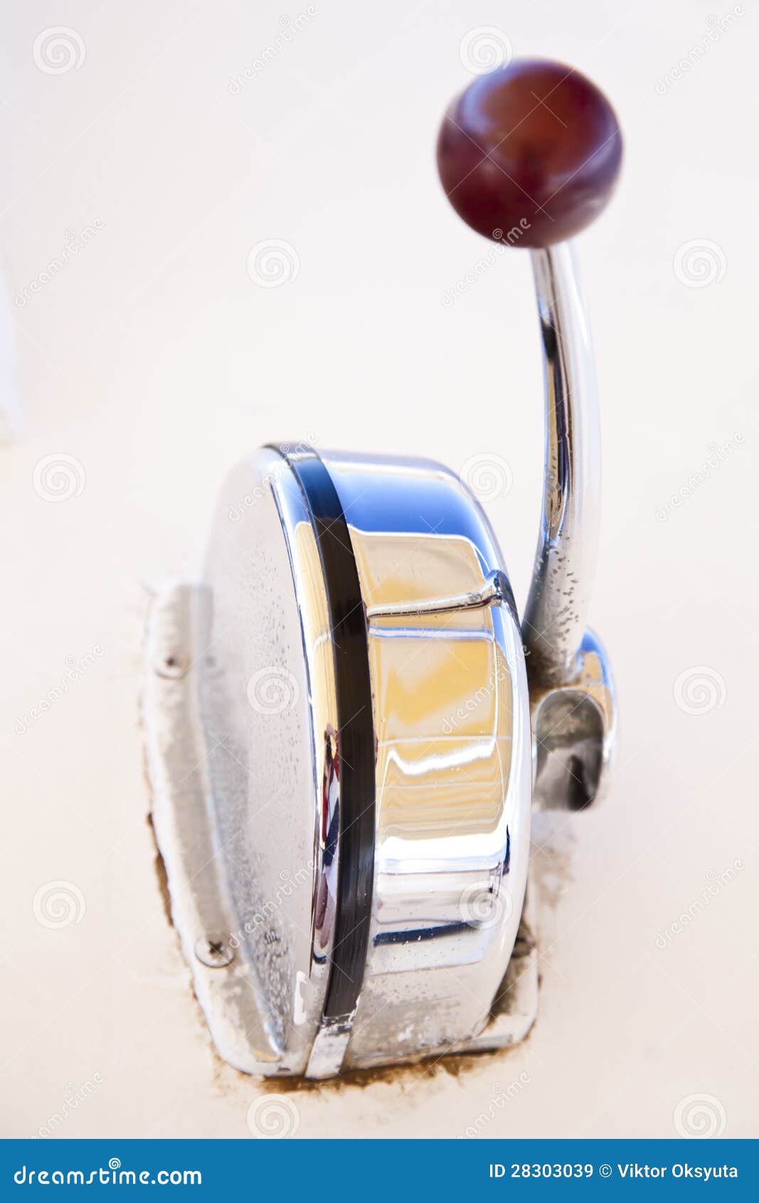 Speed Control Lever on a Walking Yacht Stock Image - Image of wheel ...