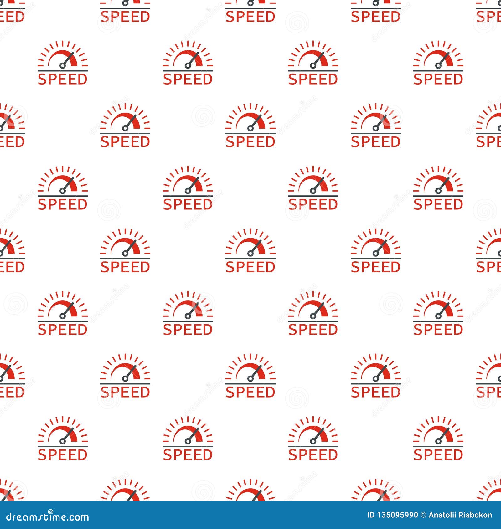 Speed Dashboard Pattern Seamless Vector Stock Vector - Illustration of ...