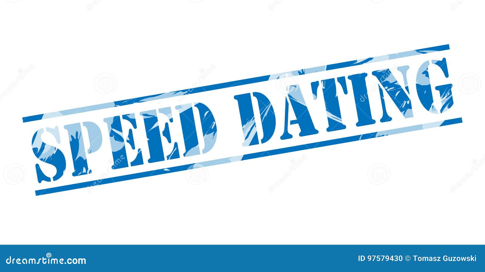 Speed dating blue stamp stock illustration. Illustration of dating ...