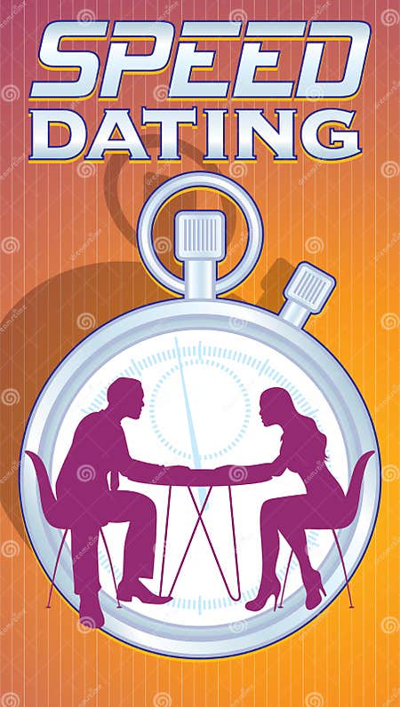 Speed Dating Logo Type stock illustration. Illustration of advertising ...