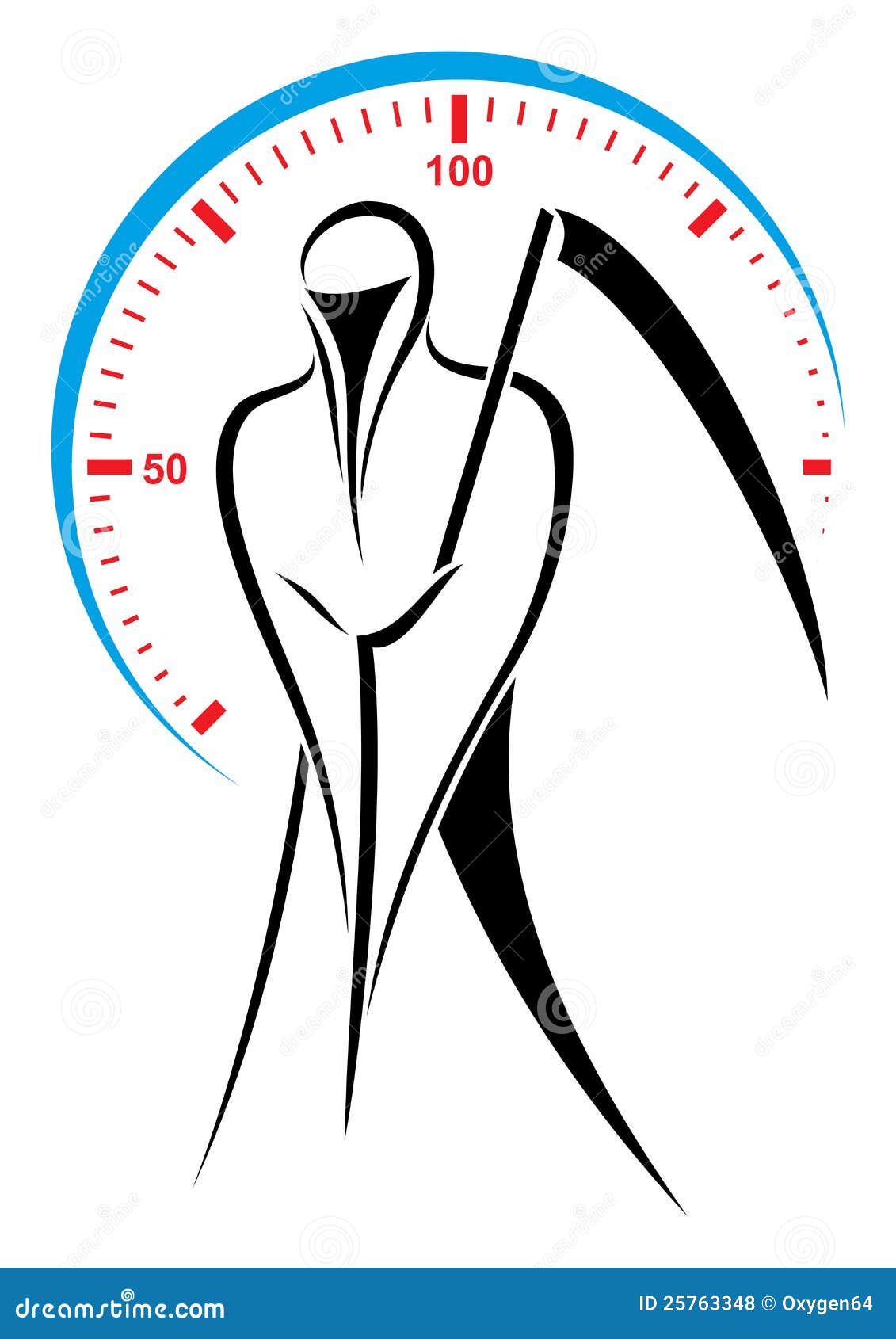 Speed demon stock vector. Illustration of hell, creepy - 25763348