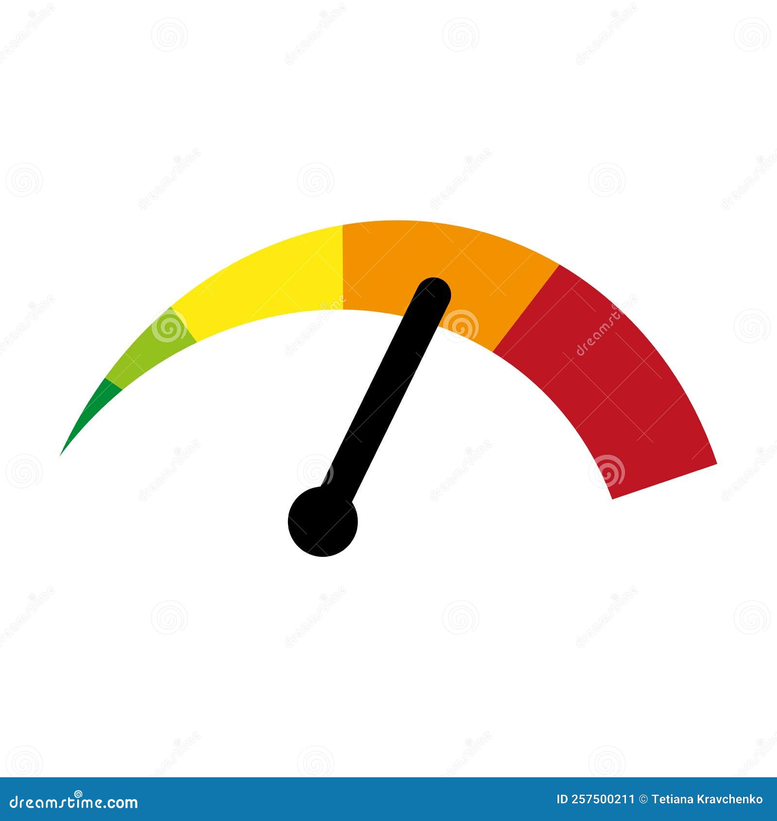 Speed Dial Indicator. High Speed. Vector Illustration. Stock Image ...