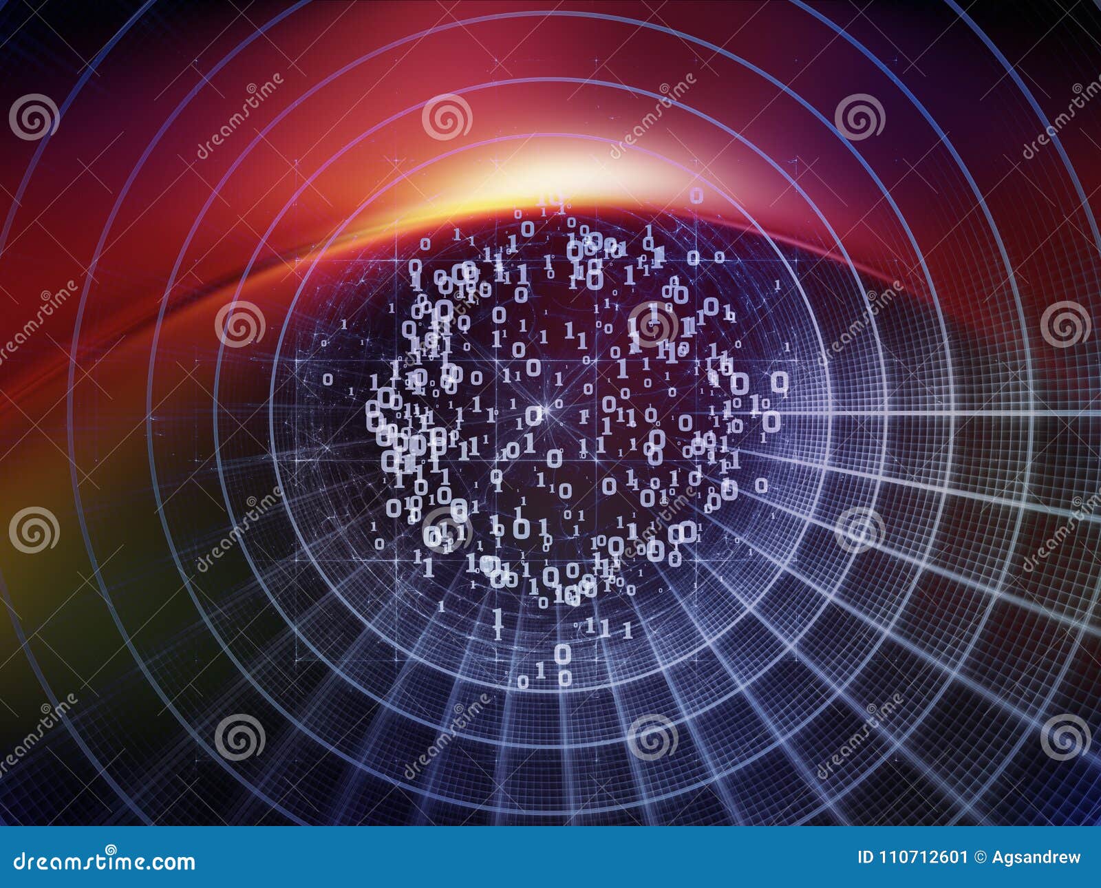 Speed of Digital World stock illustration. Illustration of concept ...