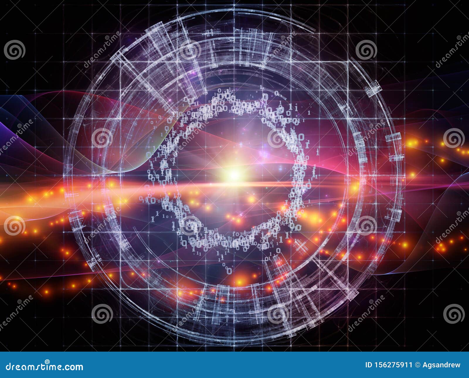 Speed of Digital World stock illustration. Illustration of pattern ...