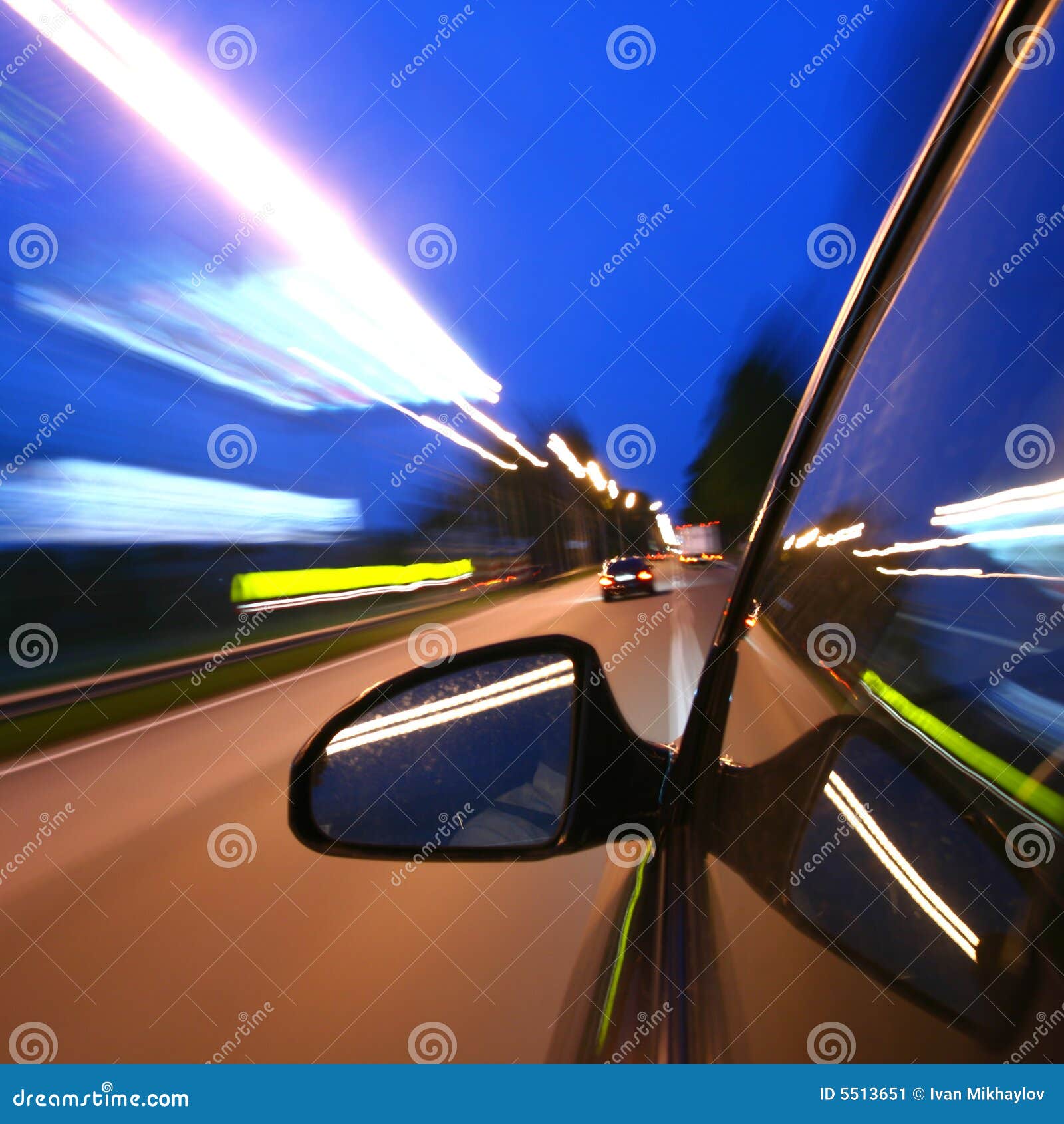 Speed drive stock image. Image of fast, dynamic, lights - 5513651