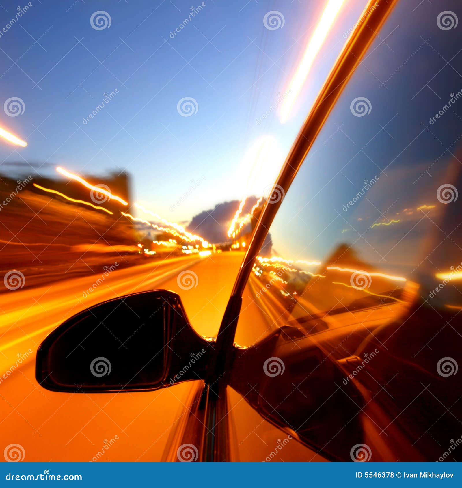 Speed drive stock photo. Image of faster, blue, dynamic - 5546378