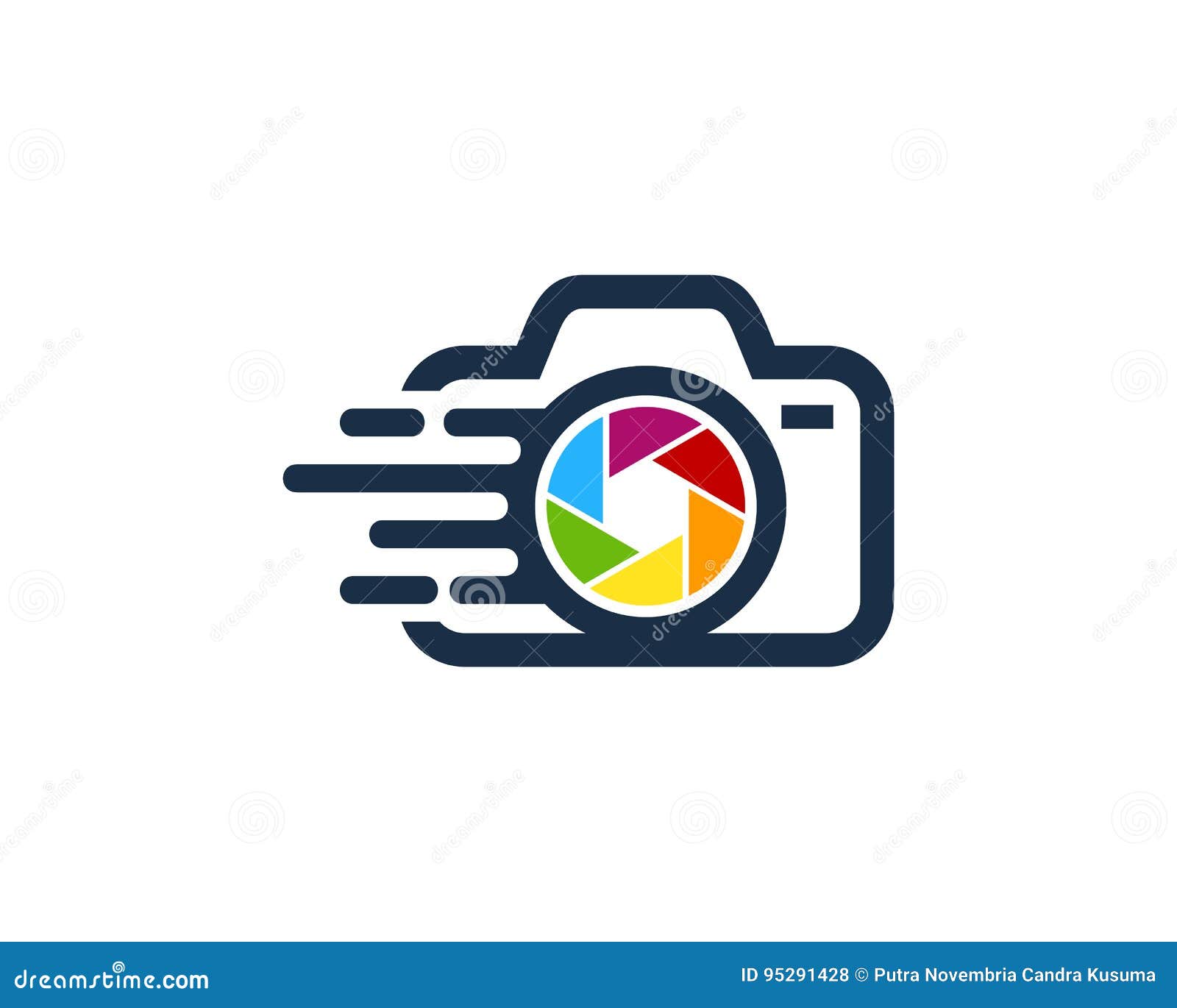Speed Fast Camera Icon Logo Design Element Stock Vector - Illustration ...