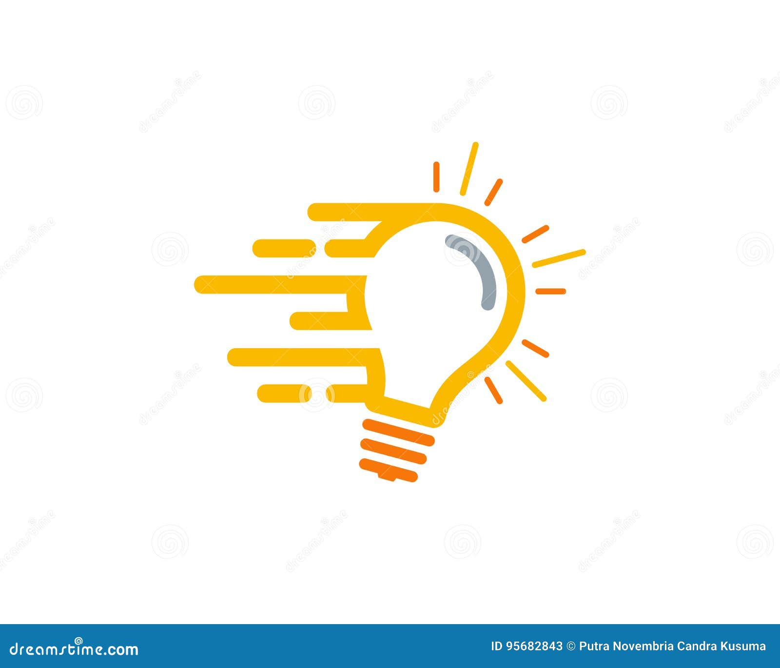Speed Fast Idea Icon Logo Design Element Stock Vector - Illustration of ...