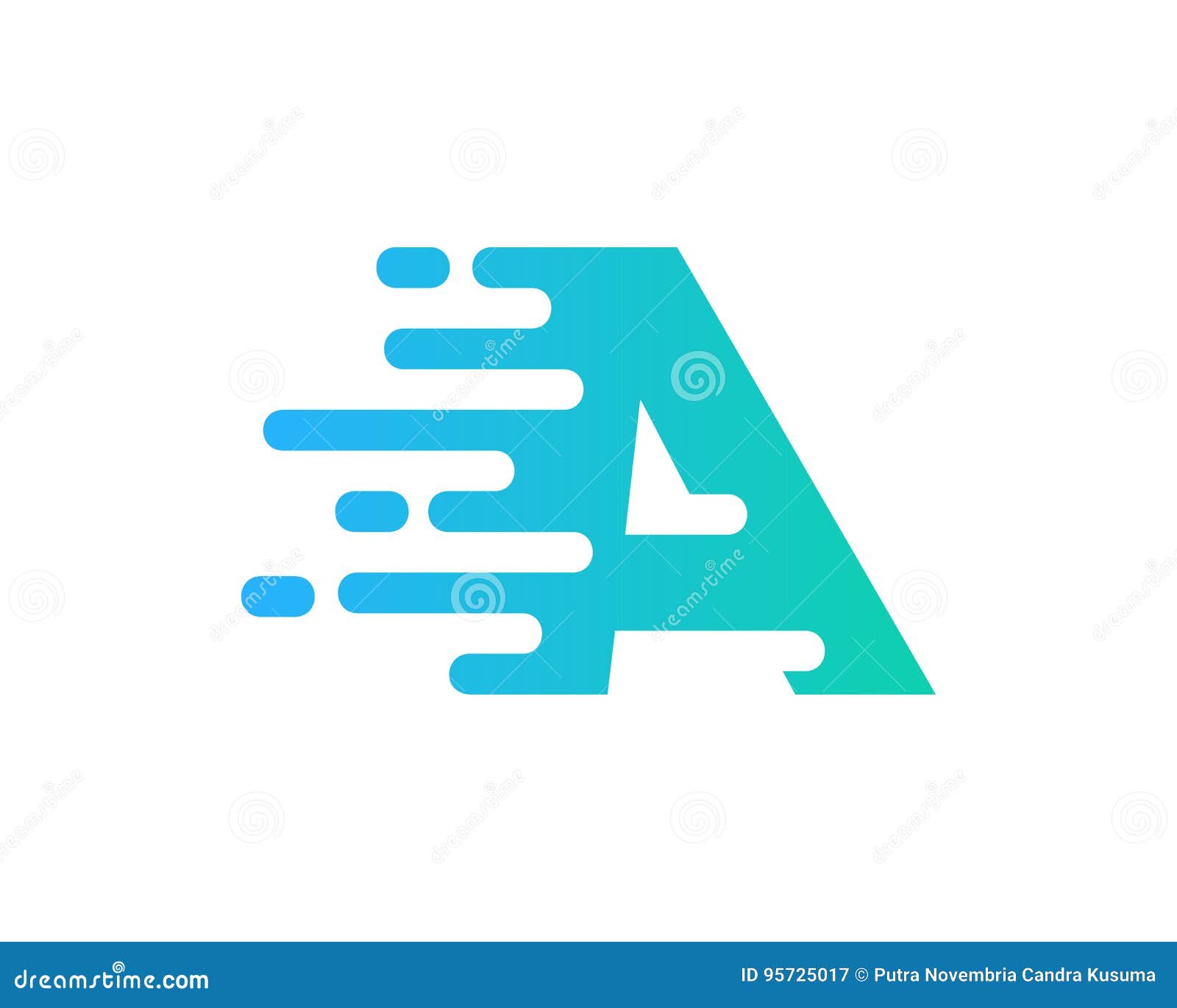 Speed Fast Letter a Icon Logo Design Element Stock Vector ...