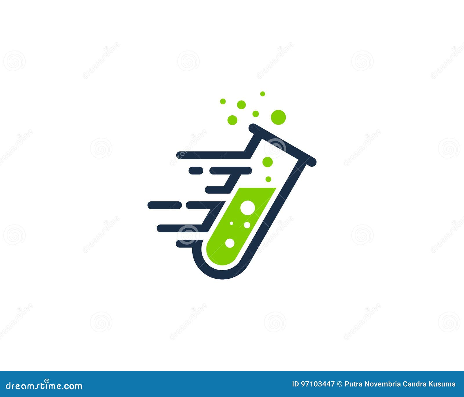 Speed Fast Science Lab Icon Logo Design Element Stock Vector ...