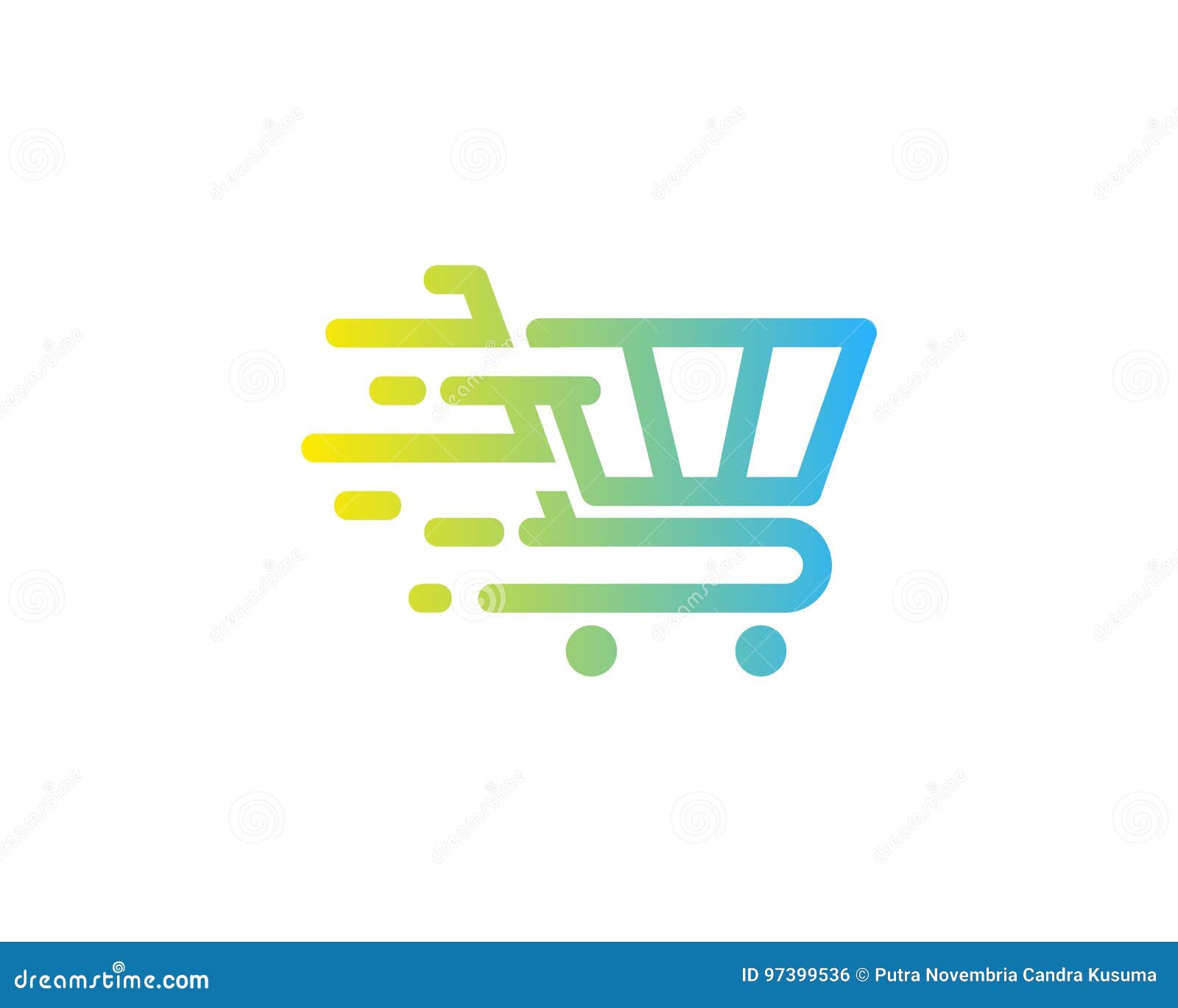 Speed Fast Shopping Icon Logo Design Element Stock Vector ...
