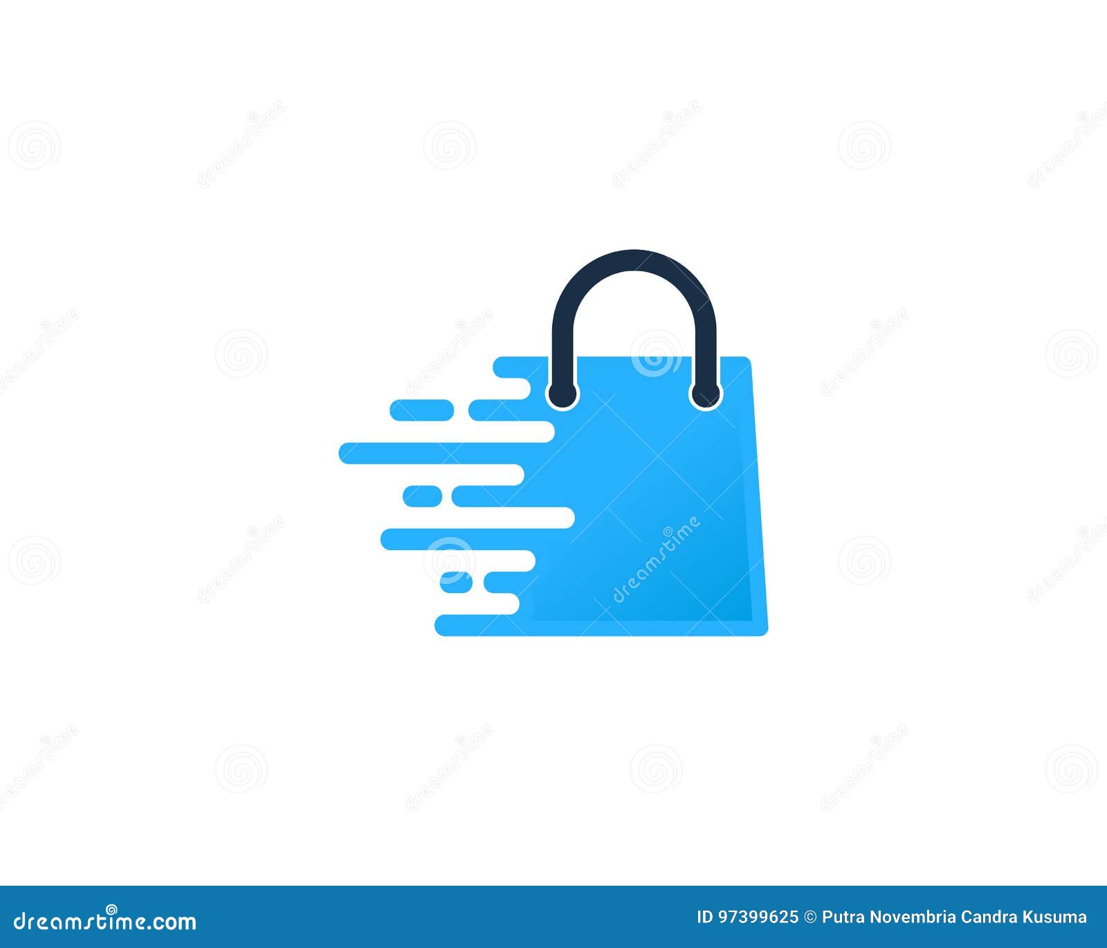 Speed Fast Shopping Icon Logo Design Element Stock Vector ...