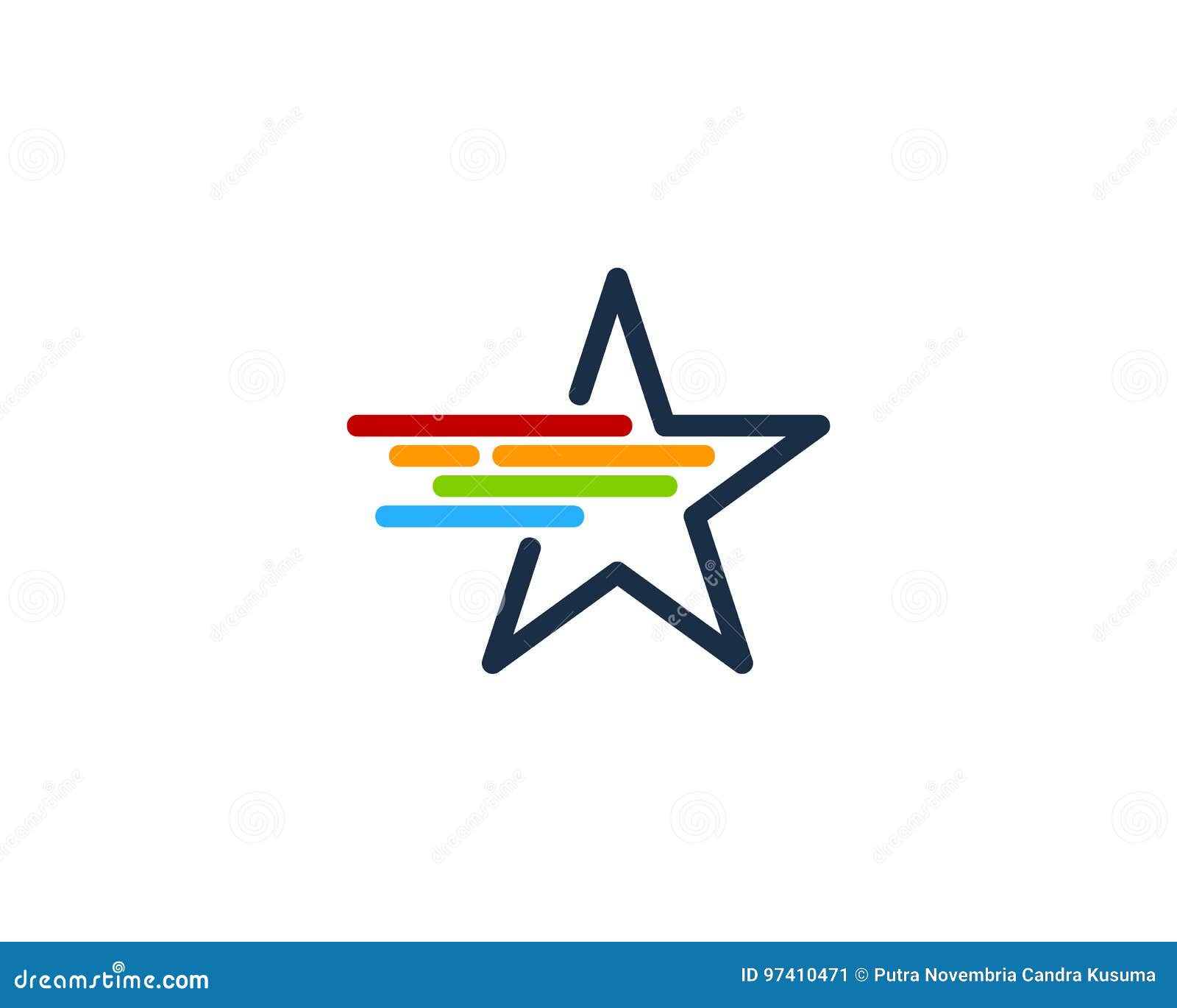 Speed Fast Star Icon Logo Design Element Stock Vector - Illustration of ...