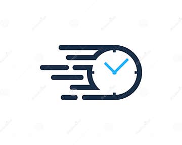 Speed Fast Time Icon Logo Design Element Stock Vector - Illustration of ...
