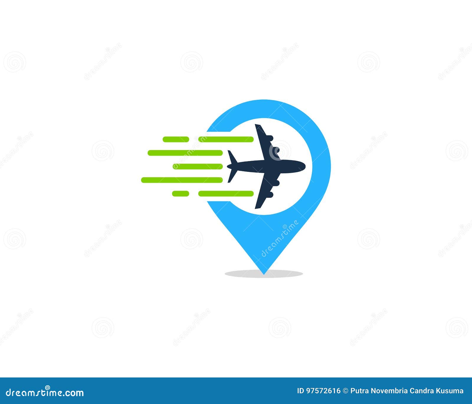 Speed Fast Travel Icon Logo Design Element Stock Vector - Illustration ...