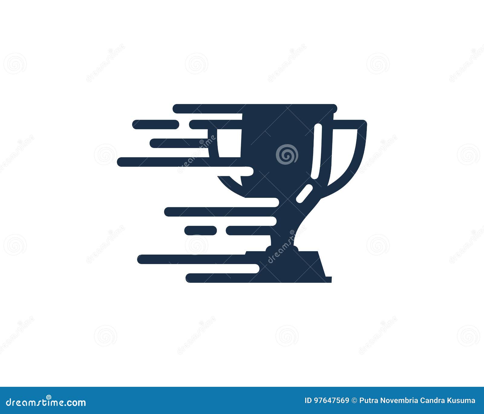 Speed Fast Trophy Icon Logo Design Element Stock Vector - Illustration ...