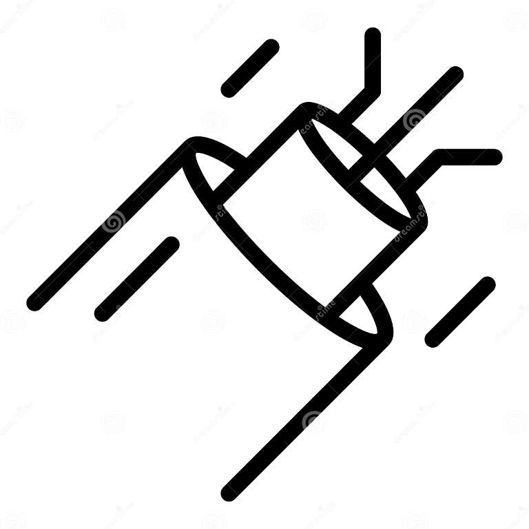 Speed Fiber Icon Outline Vector. Network Fiber Stock Vector ...